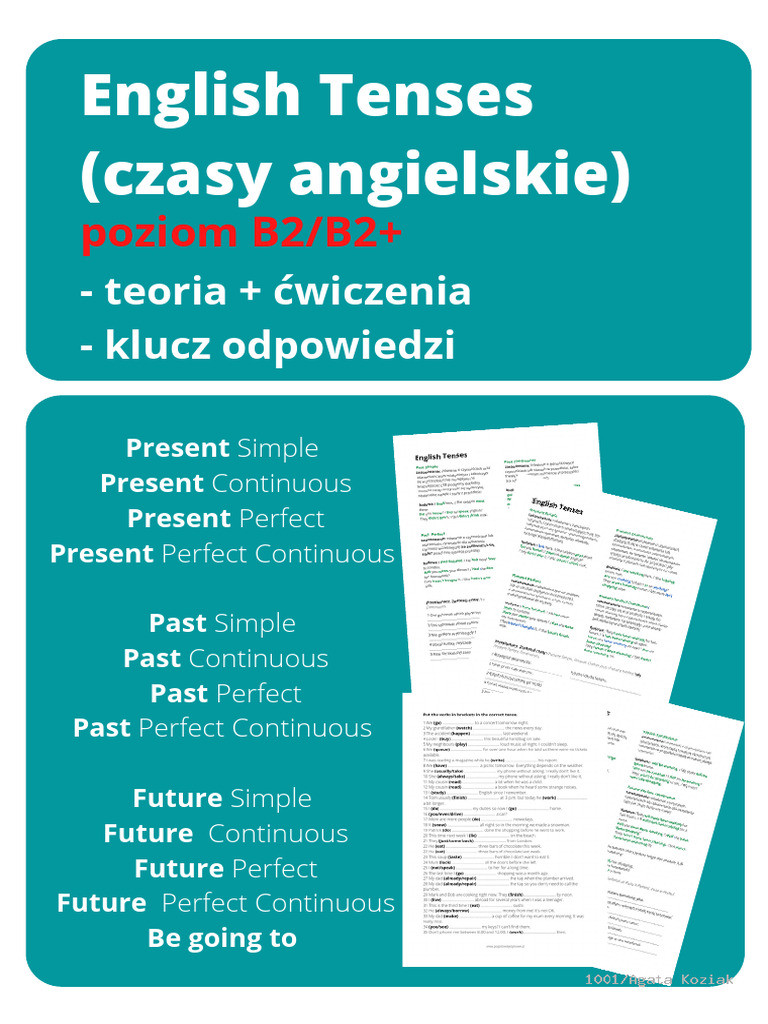 English-Tenses---czasy-angielskie_1658978632 | PDF