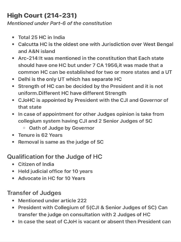 High Court | PDF
