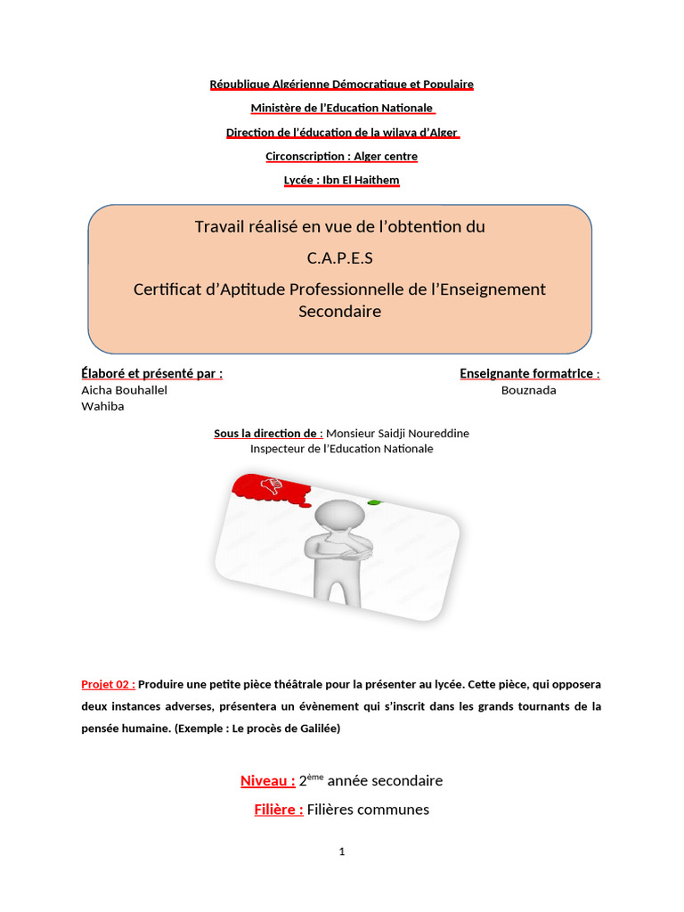 Produit Final 2as-Le Plaidoyer Et Le Réquisitoire | PDF | Instruction à domicile | Chirurgie ...