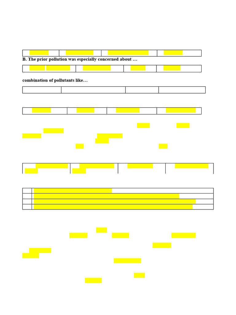 Test 2nd S Groundwater pollution answer sheet - Copie | PDF | Water ...