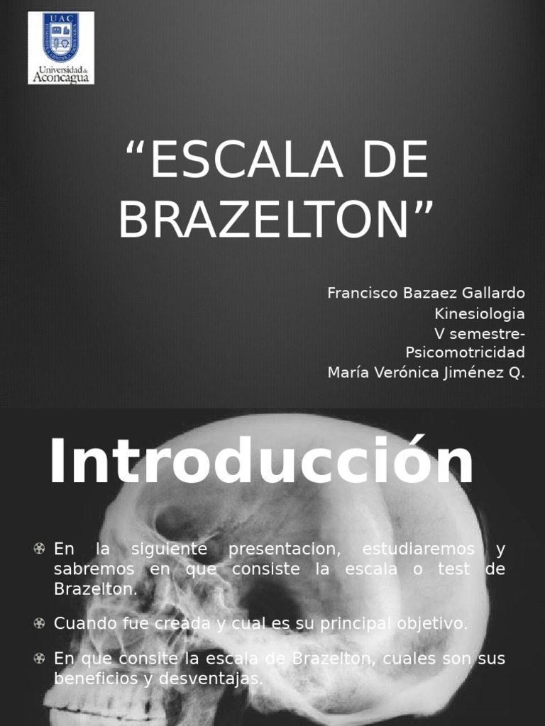 Escala de Brazelton: Evaluación Neonatal | PDF | Ciencias del ...