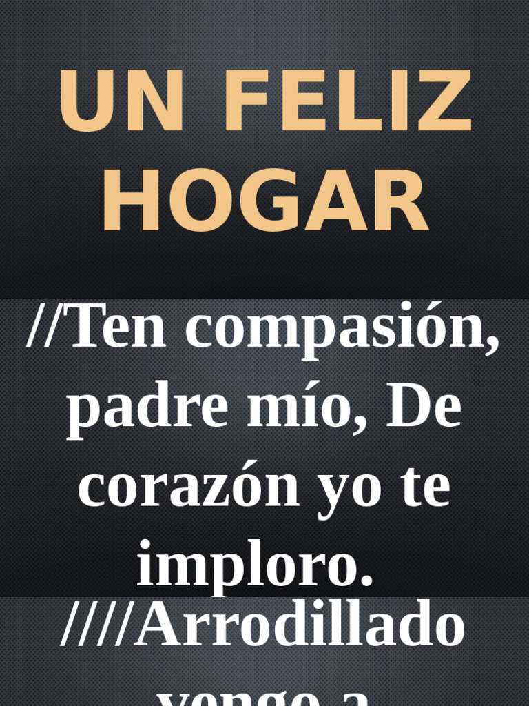 Cómo Construir un Hogar Feliz | PDF