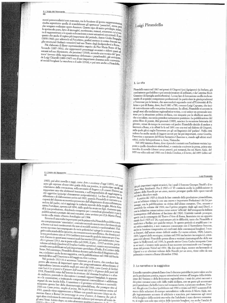 profilo di L. Pirandello | PDF