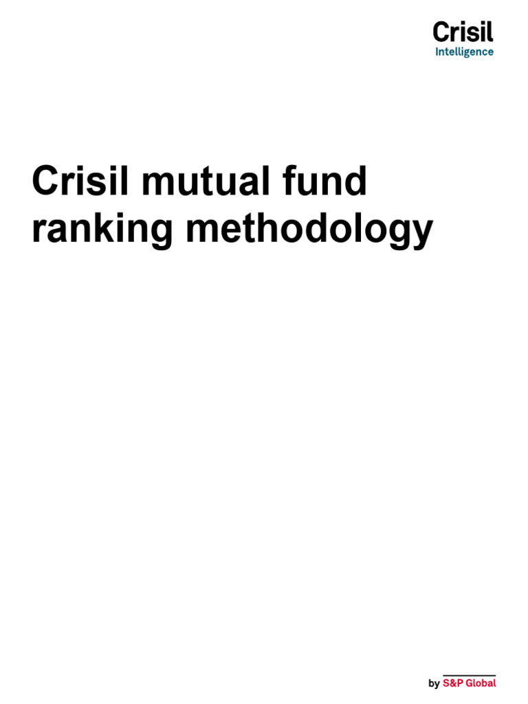 Crisil Mutual Fund Ranking Methodology | PDF | Bonds (Finance) | Market ...