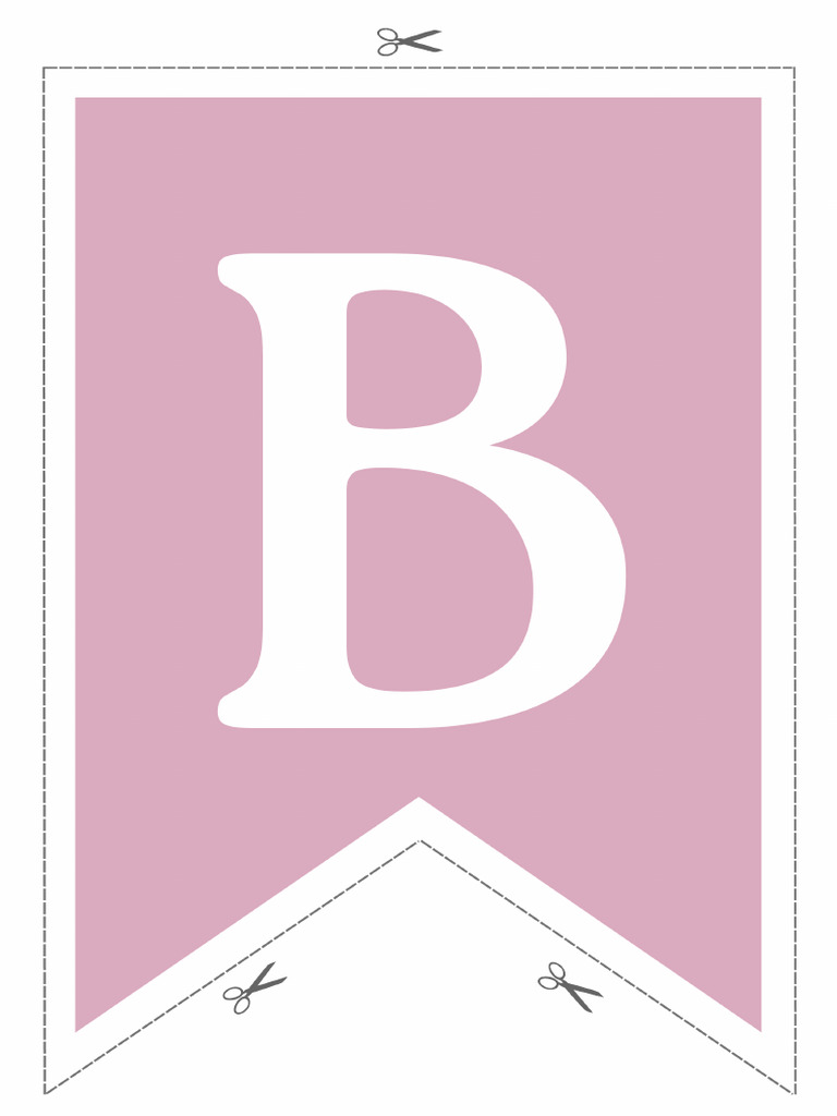 Banderines con letras de bienvenida para recortar delicados blanco y ...
