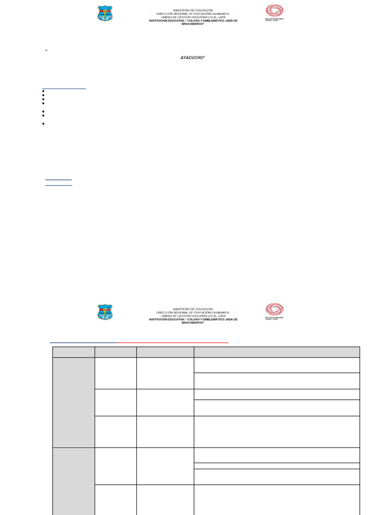 Primera Eda - 2024 | PDF | Aprendizaje | Evaluación