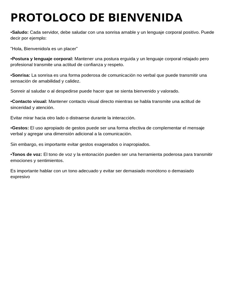 Protoloco de Bienvenida - 20240312 - 155707 - 0000 | PDF