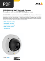 Datasheet Axis p3737 Ple Panoramic Camera en US 413348 (102934) | PDF ...