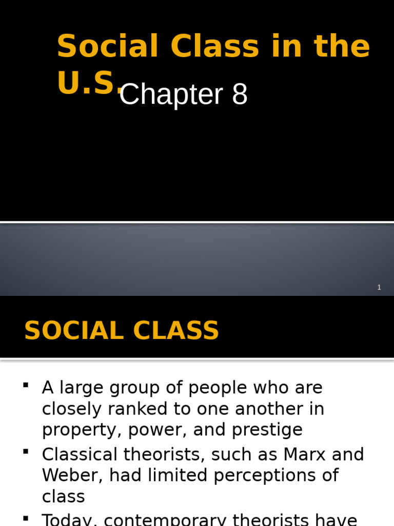 8_Social Class | PDF | Poverty | Poverty & Homelessness