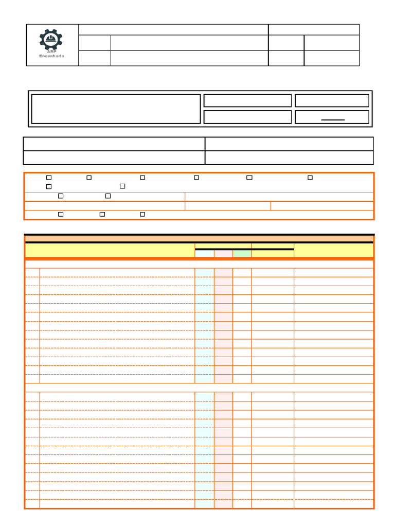 CHECKLIST MOBILIZAÇÃO TAA Atualizado | PDF | Indústria automobilística ...