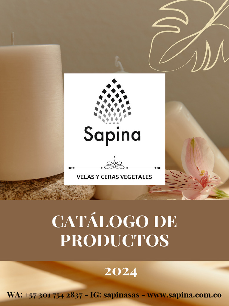 1 Sapina Edicion 2 2024 Catalogo | PDF | Vela | Cera