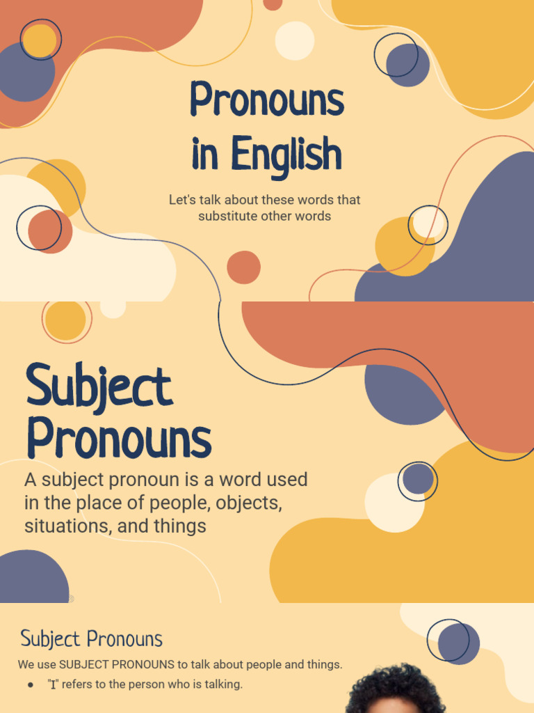 1. Pronouns | PDF | Object (Grammar) | Pronoun