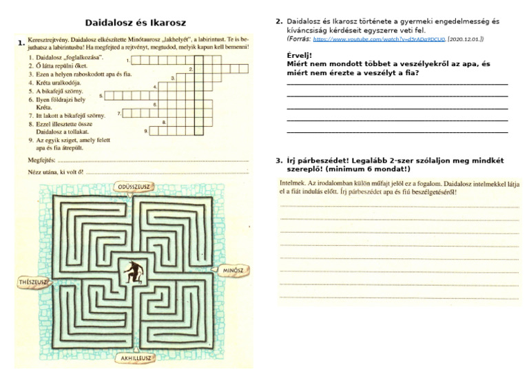 Daidalosz És Ikarosz | PDF
