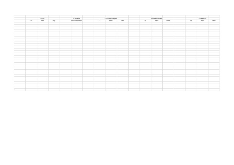Plantilla FIFO I PMP | PDF