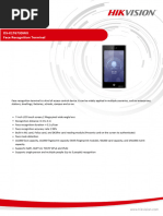 DS K1T342MFX E1 Face Recognition Terminal - Datasheet | PDF | Display ...