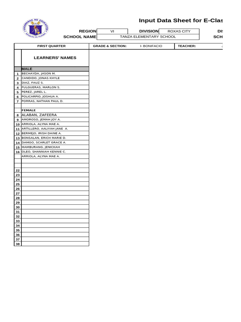 First Quarter E - Grading Matatag With-Automated-mps | PDF