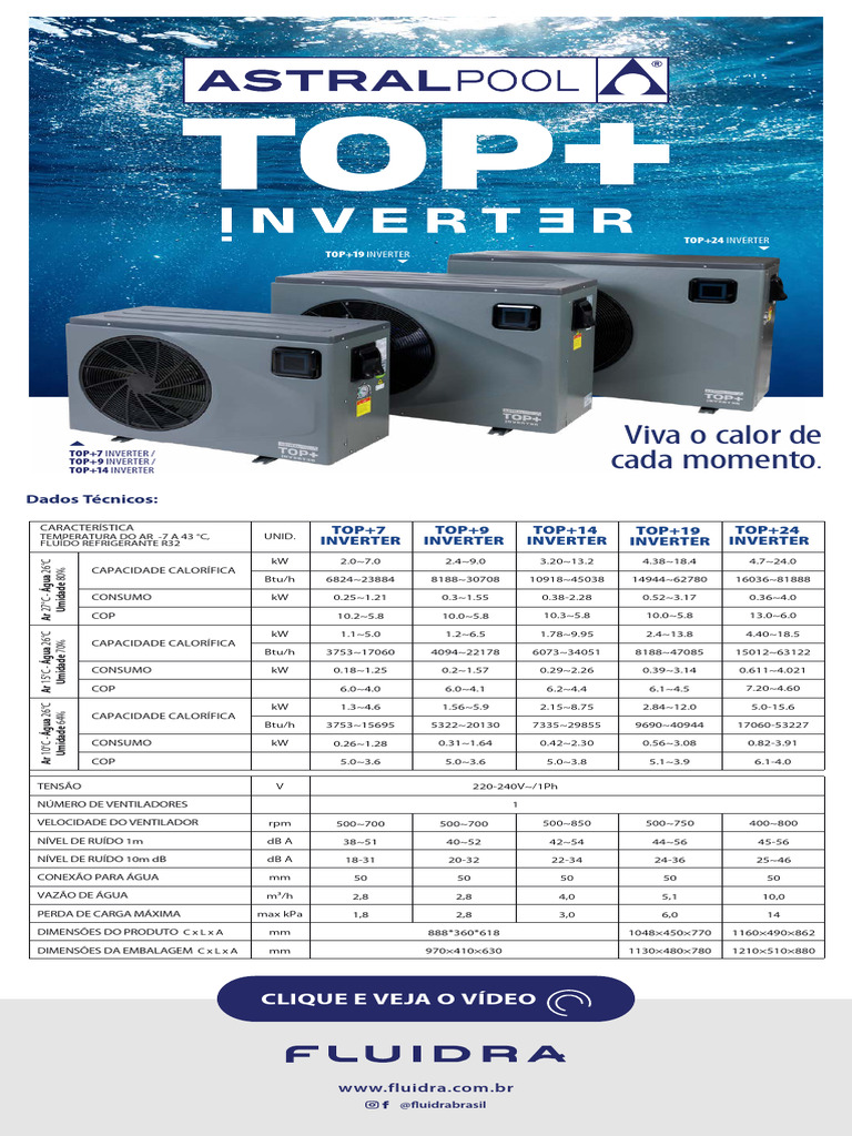 Ref B Fluidra Folder Top+ Inverter WEB | PDF | Termodinâmica | Quantidade
