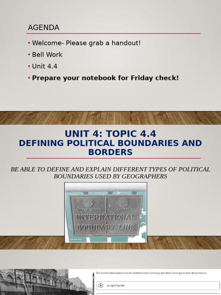 Understanding Political Boundaries | PDF | Global Politics ...