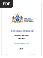 2025 Mechanical EGD PAT - Grade 10 | PDF | Drawing | Computer Aided Design