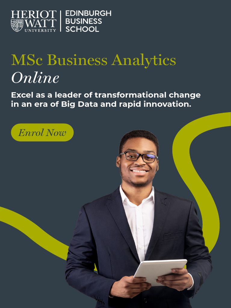 EBS Online MSC Busness Analytics Prospectus | PDF | Analytics | Educational Assessment