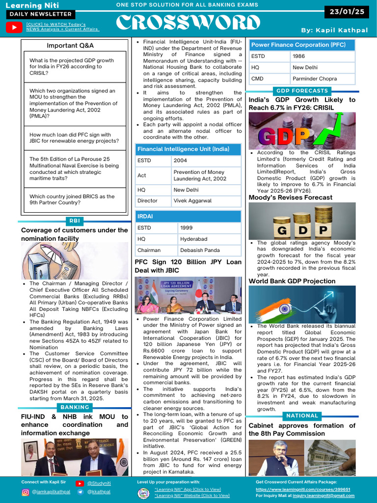 Daily Current Affairs Newsletter | PDF | Satellite
