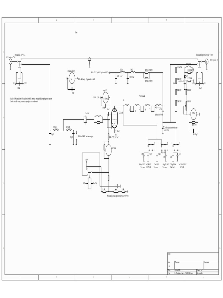 Schemat PA GU43B S1 | PDF