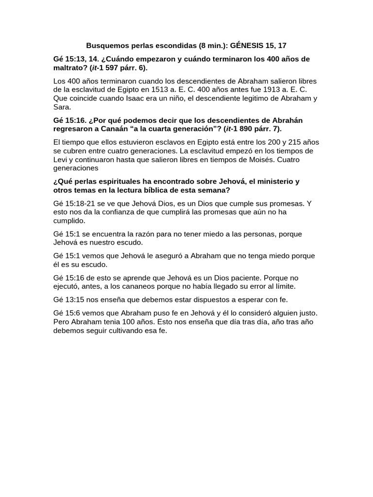 Genesis 15, 17 | PDF