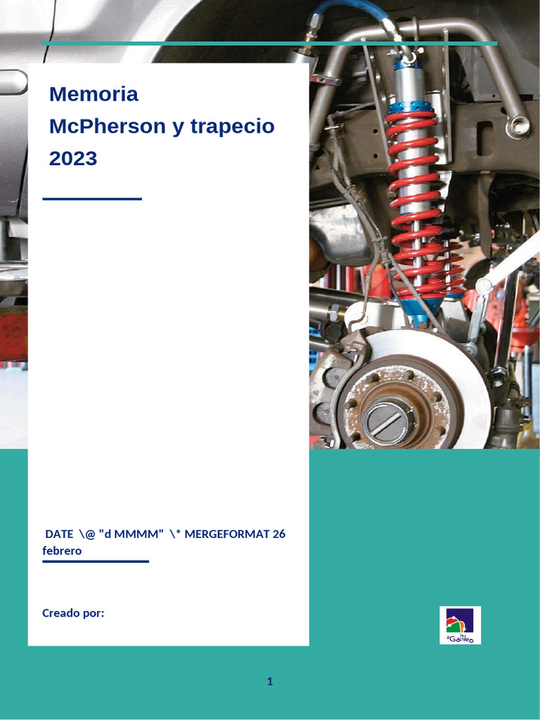 Desmontaje Columna McPherson | PDF