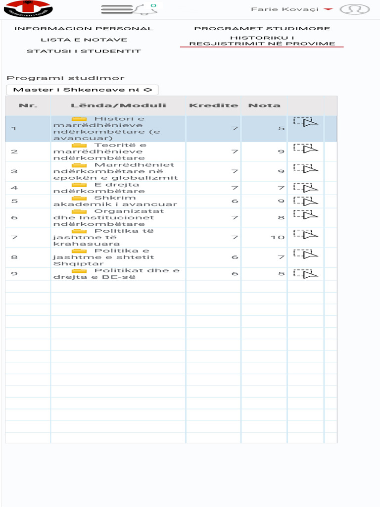 Informacion Studenti | PDF