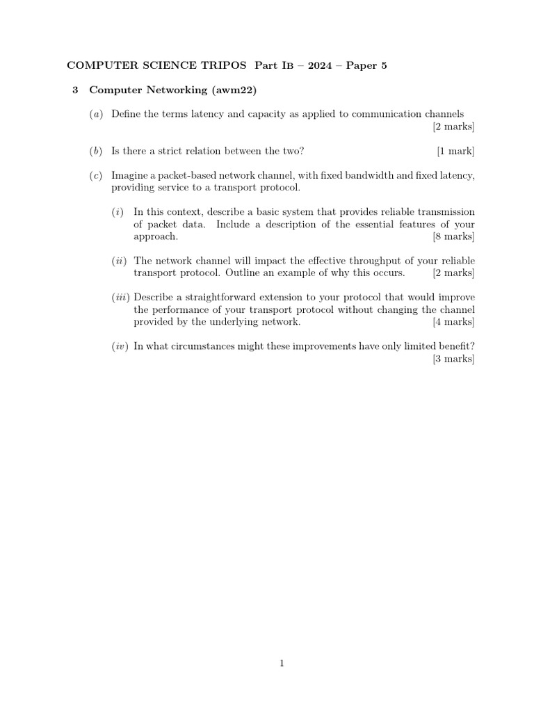 Computer Networking Concepts and Protocols | PDF