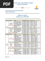 2025 Ned Msce Mock Timetable | PDF | Science