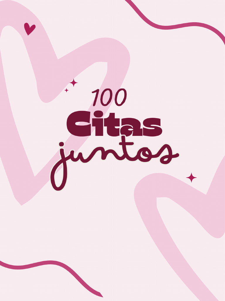 100 Citas Juntos PDF a5 Granate 1 | PDF