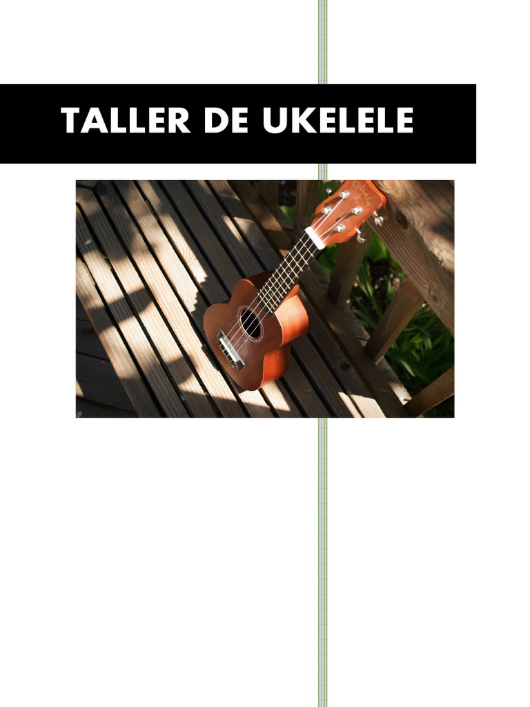 Taller de Ukelele | PDF | Acorde (Música) | Composiciones Musicales