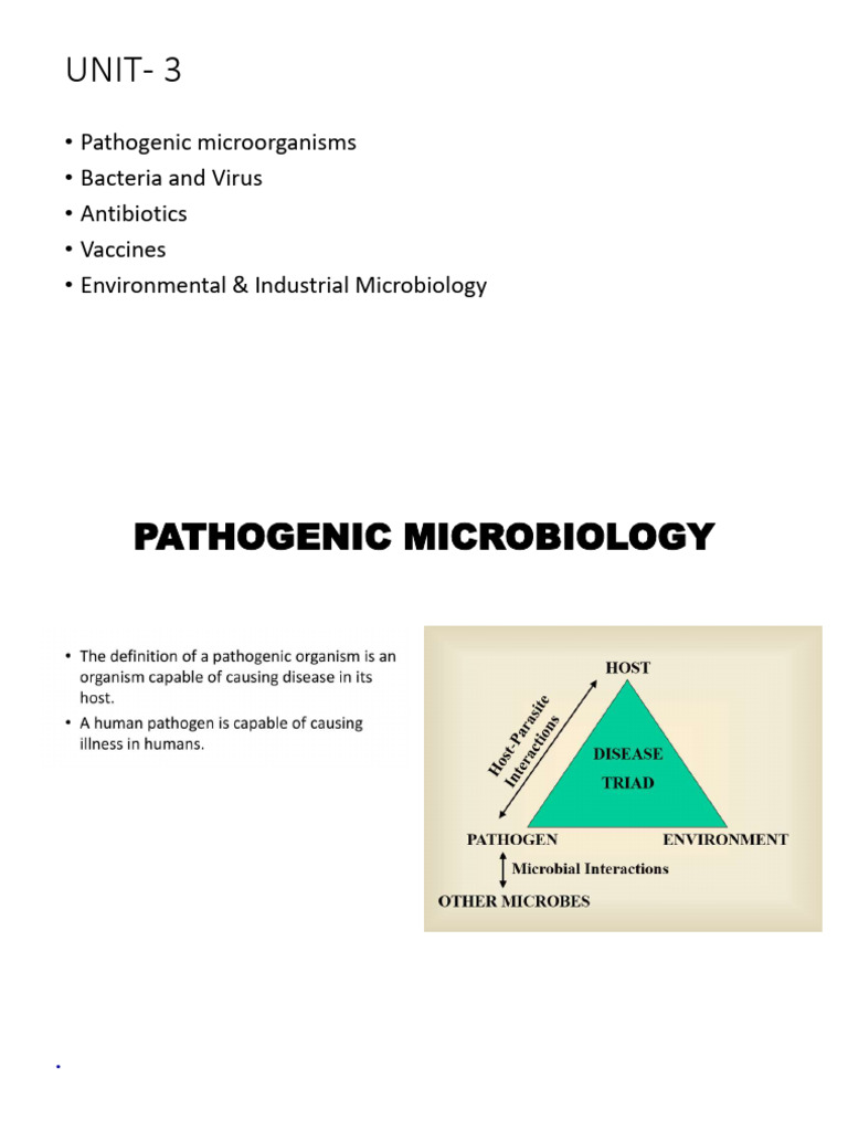 Unit 3 Microbiology In Human Life Pdf Immune System Infection
