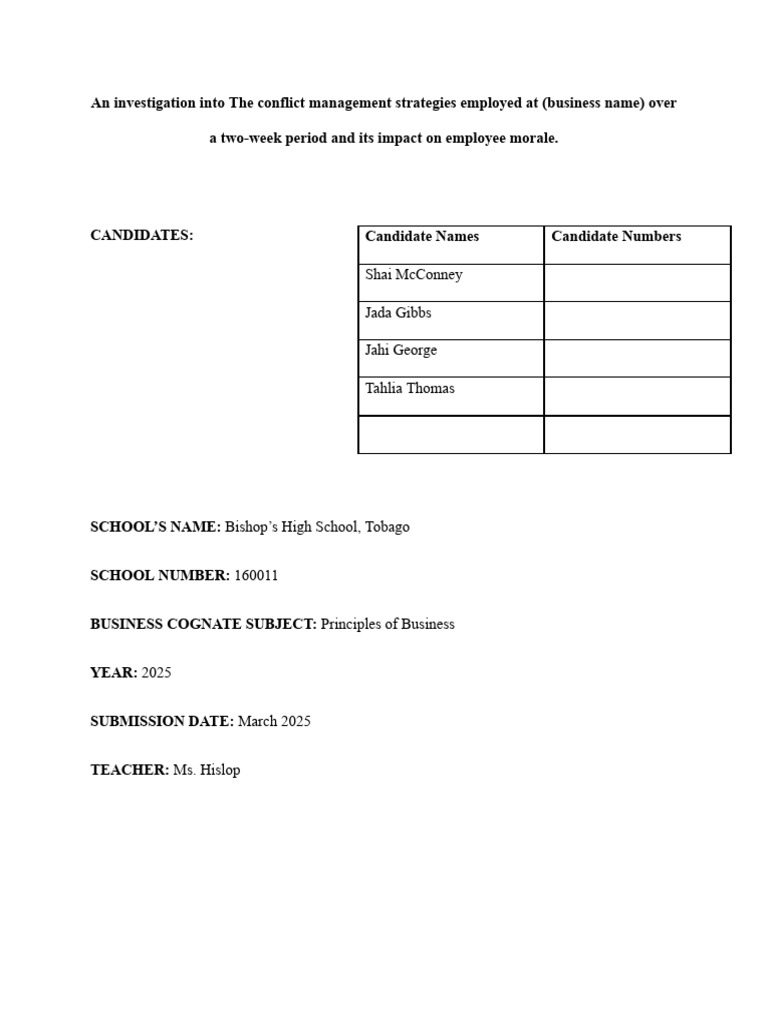 POB_template_2024_2025 (4) | PDF | Safety | Methodology