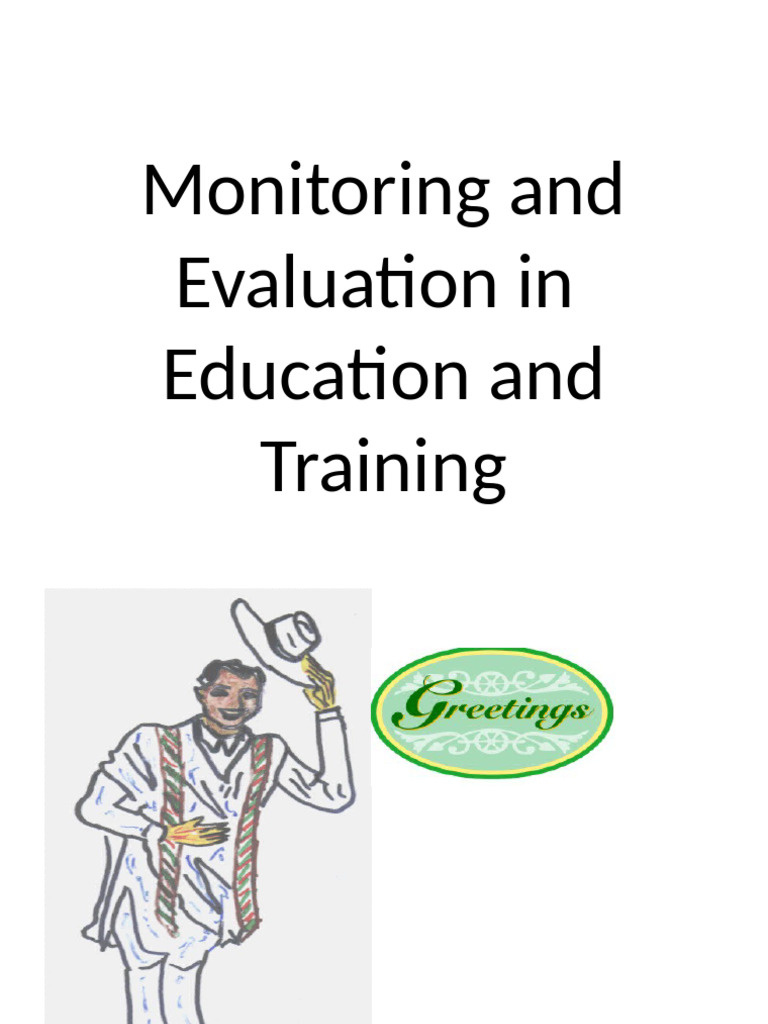 Monitoring and Evaluation in Education | PDF | Evaluation | Educational ...