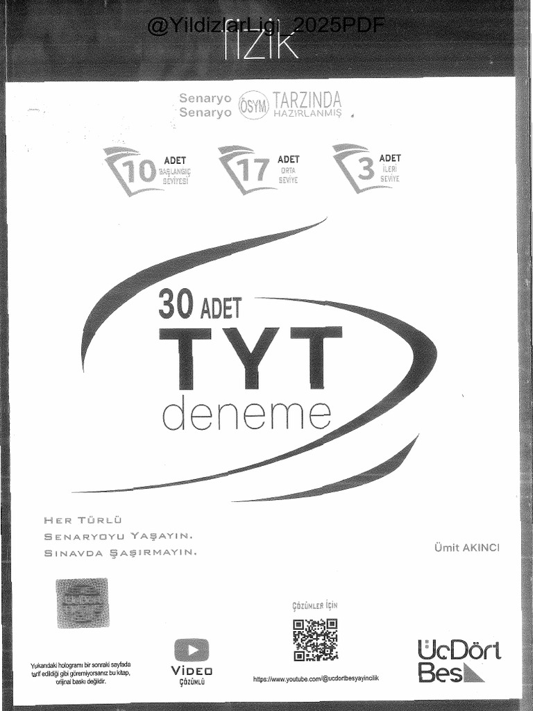 345 Tyt Fızık Deneme 2025 | PDF