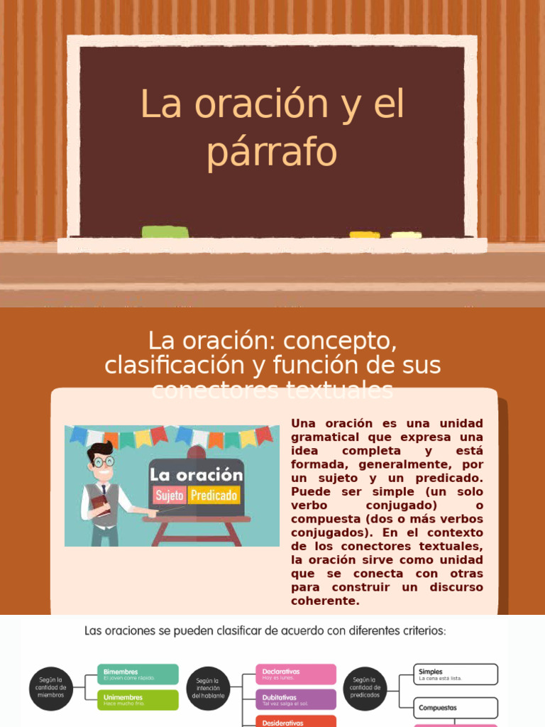 Oraciones y Párrafos: Conceptos y Funciones | PDF | Oración ...