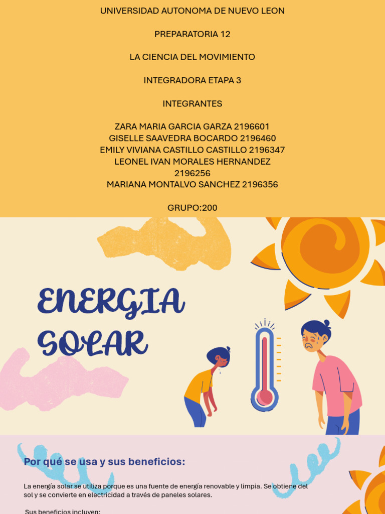 E6 Int3 LCM | PDF | Energía solar | Energía renovable