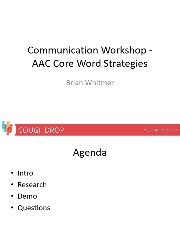 Communication Workshop - Brian Whitmer | PDF | Long Term Memory | Learning