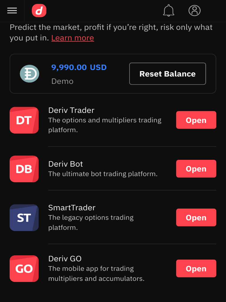 Deriv Trading Platforms Overview | PDF