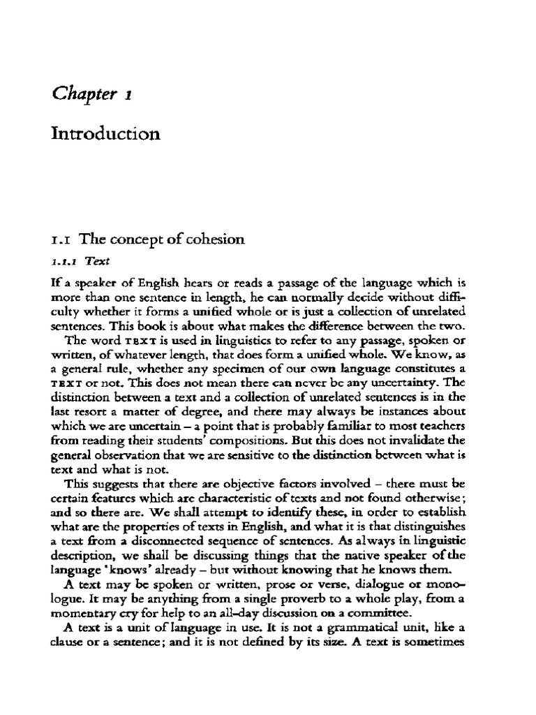 Halliday e Hasan 1976 - Introduo | PDF