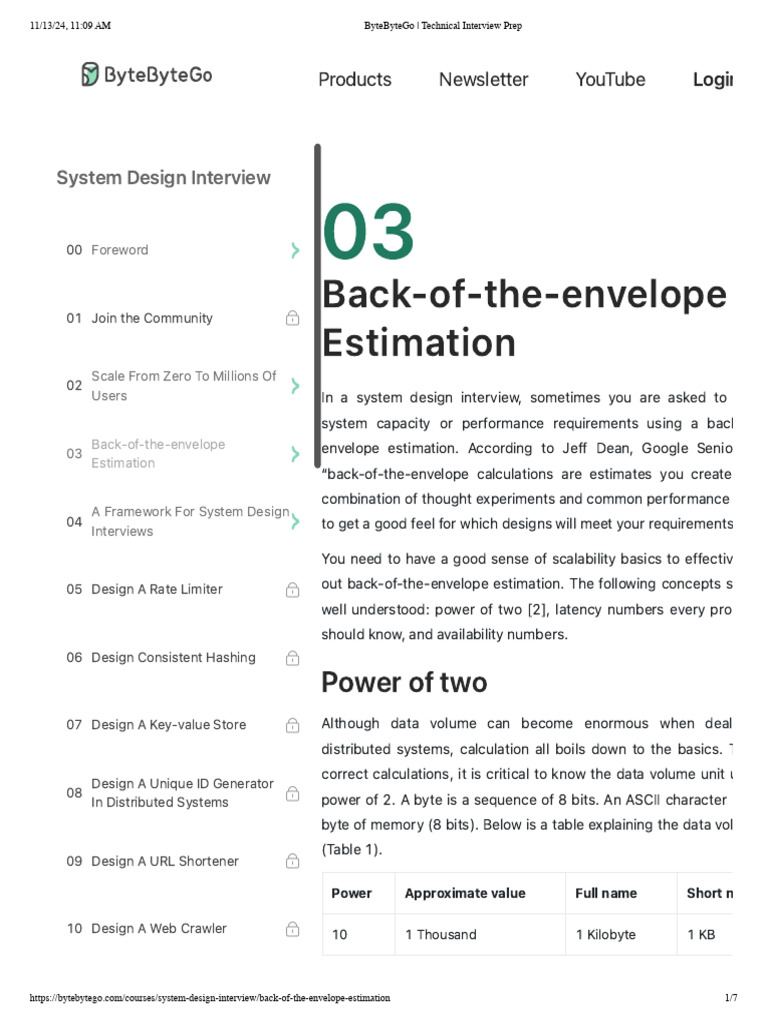 ByteByteGo - Technical Interview Prep | PDF | Byte | Service Level ...