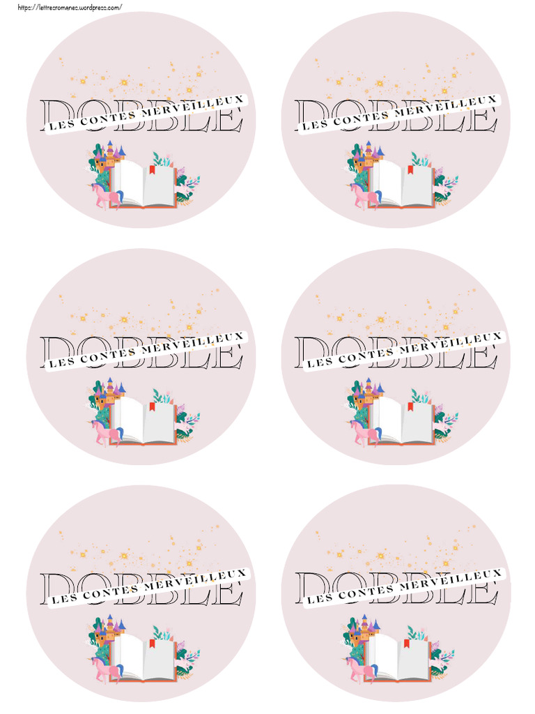 Dobble Champ Lexical Conte Merveilleuxsorciere Compressed | PDF