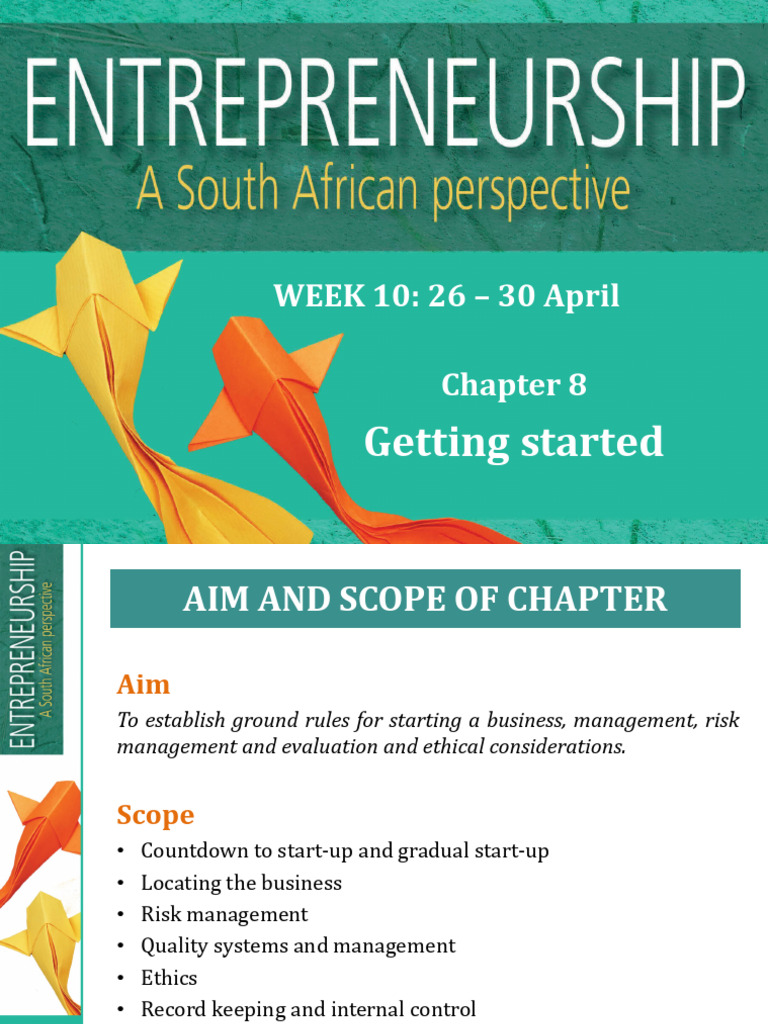 Chapter 8 Getting Started BB | PDF | Risk | Internal Control