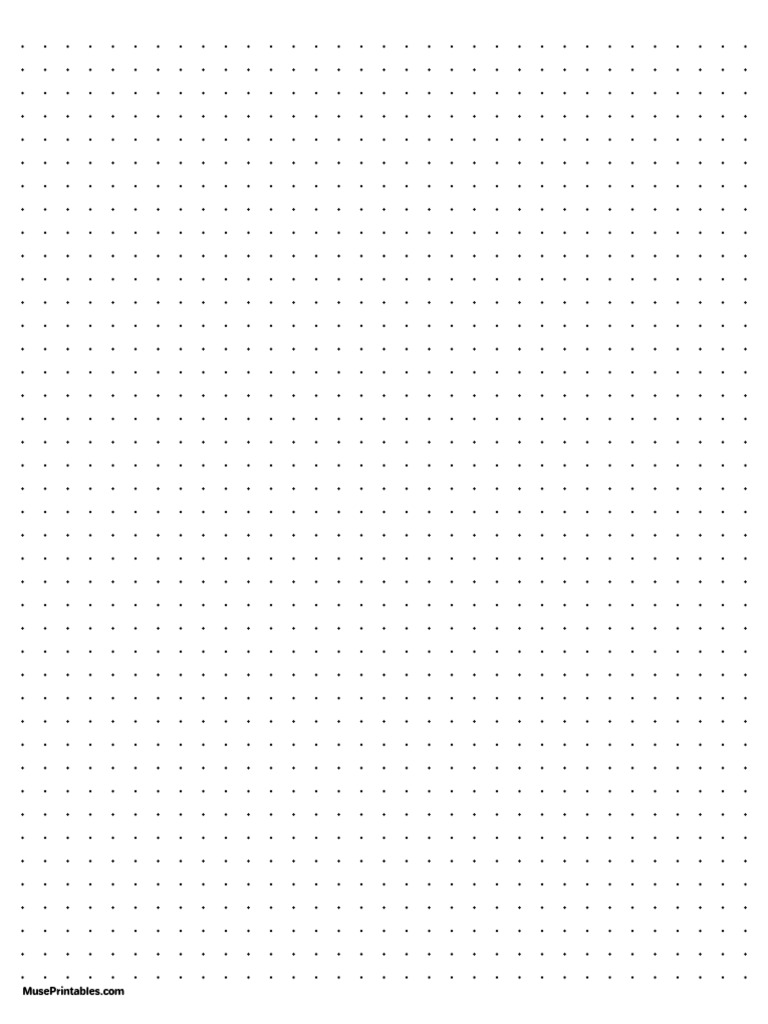 1 4 Inch Dot Grid Paper Letter Watermarked | PDF