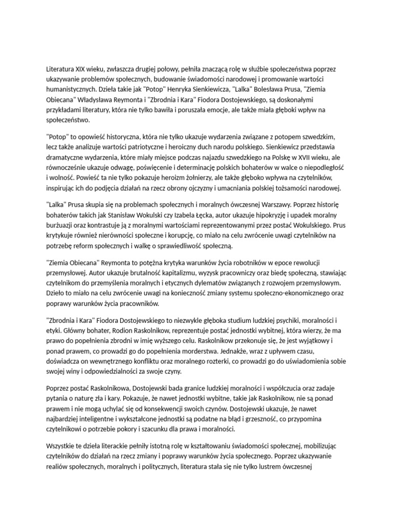 Language Polish Term Paper | PDF