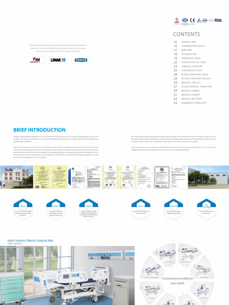 Hospital Furniture and Emergency Products | PDF