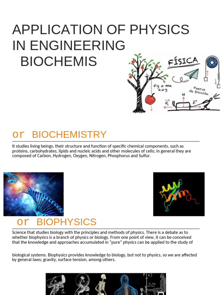 Application of Physics in Biochemical Engineering | PDF | Biology | Biochemistry