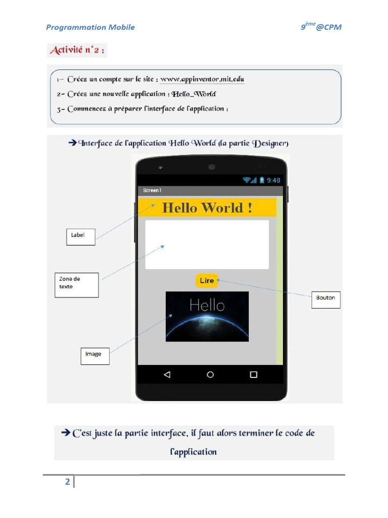App 1 Appinventor | PDF